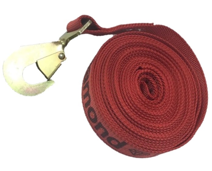 2" wide Diamond Weave Twisted Snap Hook Strap - Length and Color Optio