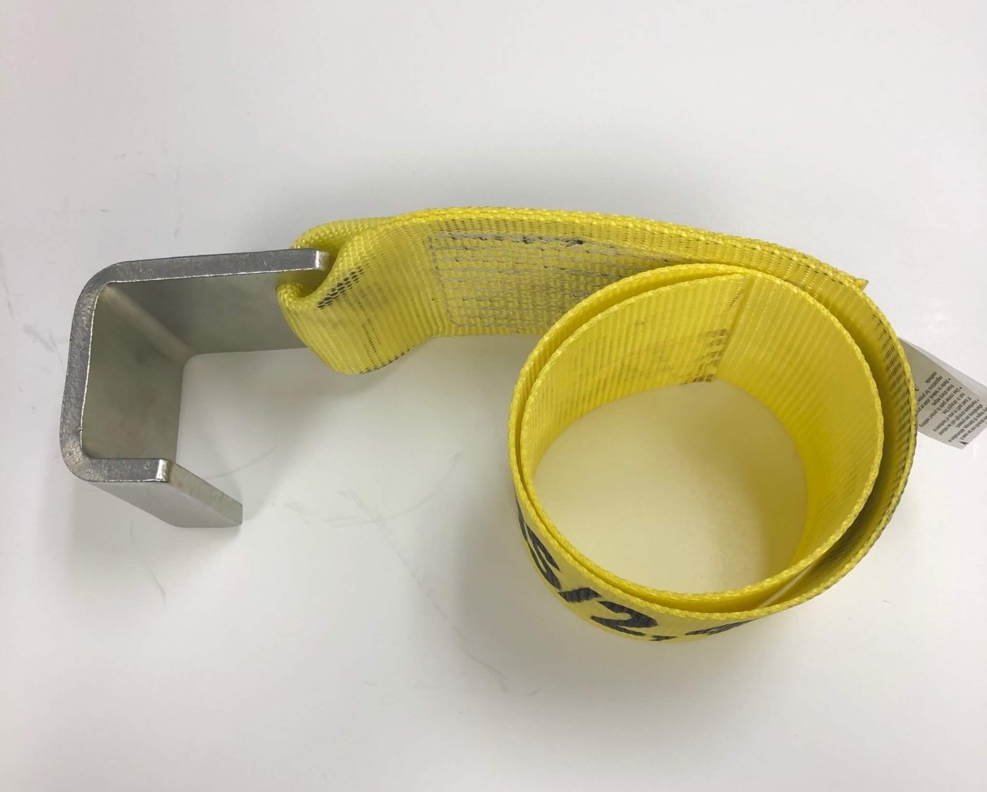 4 in X 5 ft Silver Container Hook Strap